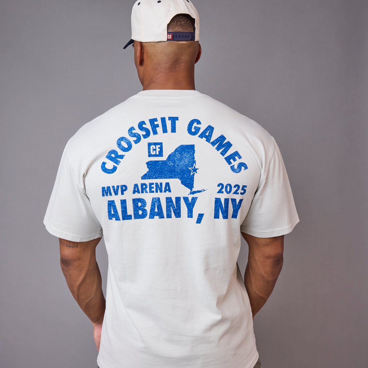 Unisex Games '25 Albany Heavyweight Faded Tee – CrossFit