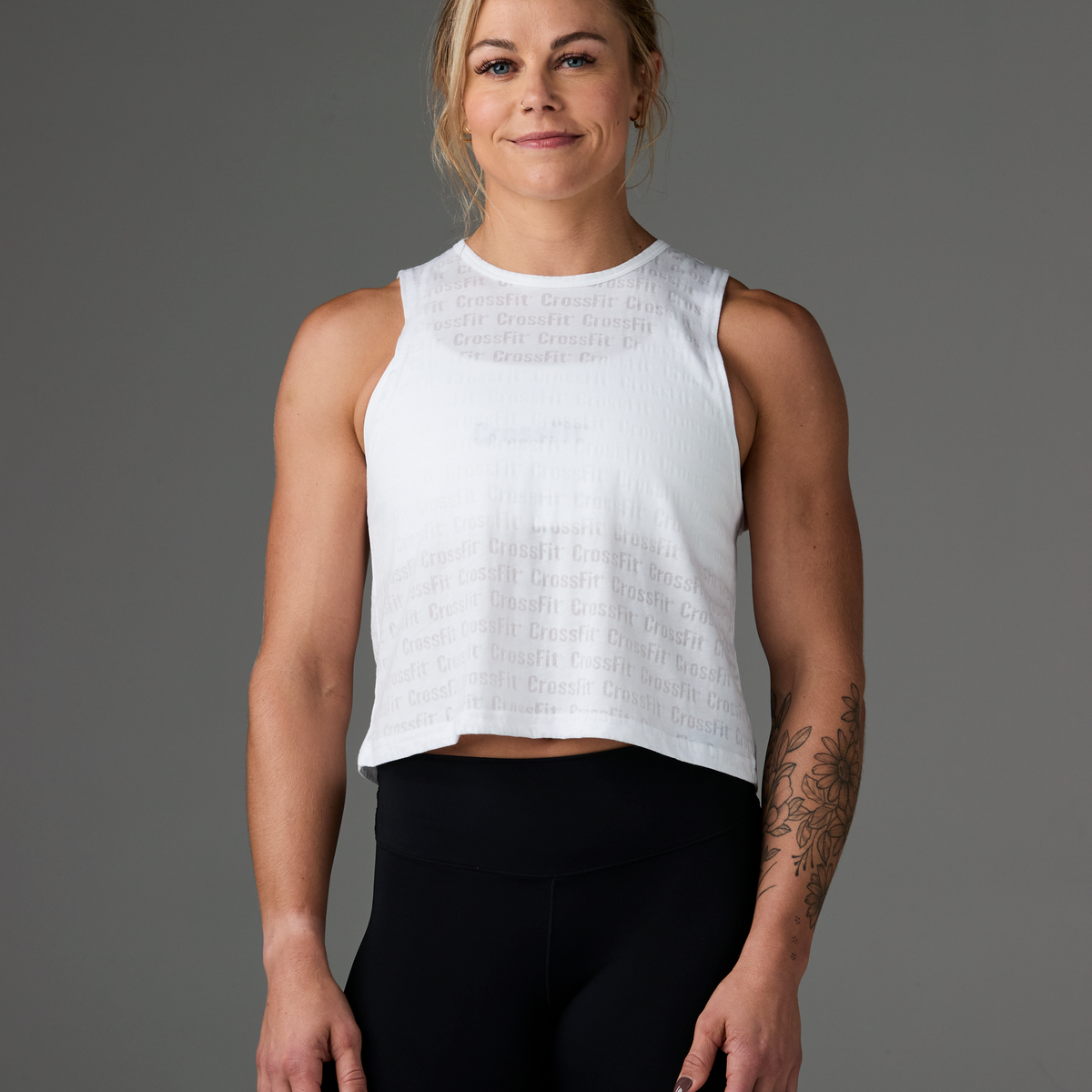 Women's Burnout Crop Tank – CrossFit